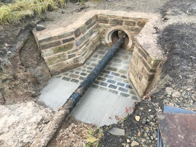 Pipe and Headwall Installation – Marchbridge Builders Ltd